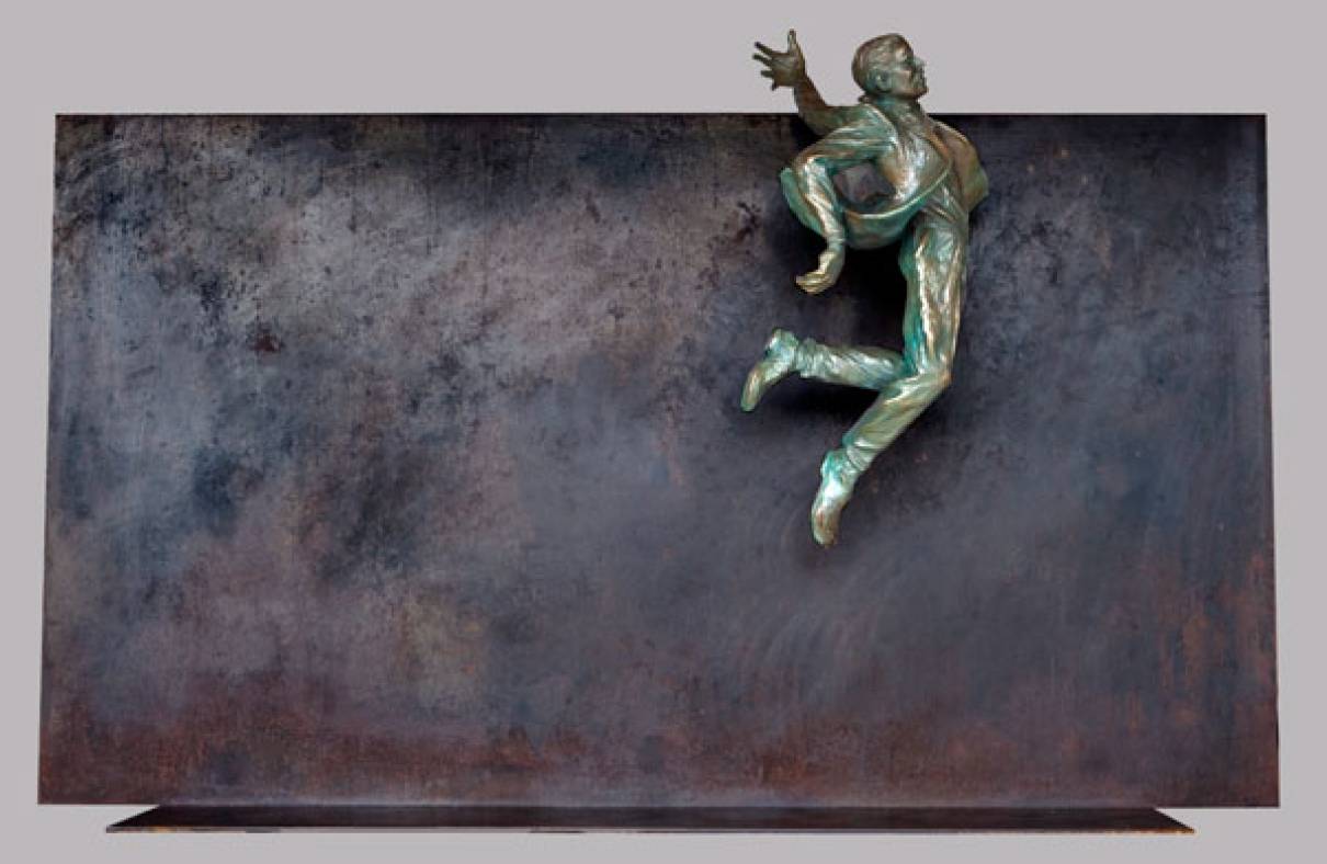 Leap of Faith - Bronze - Jim Rennert - Meyer Gallery